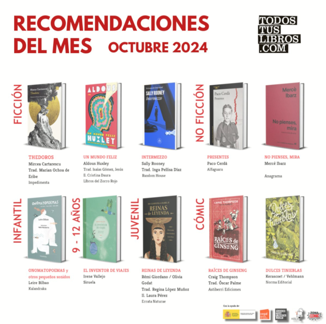 Los libros recomendados del mes de octubre 2024 – CEGAL